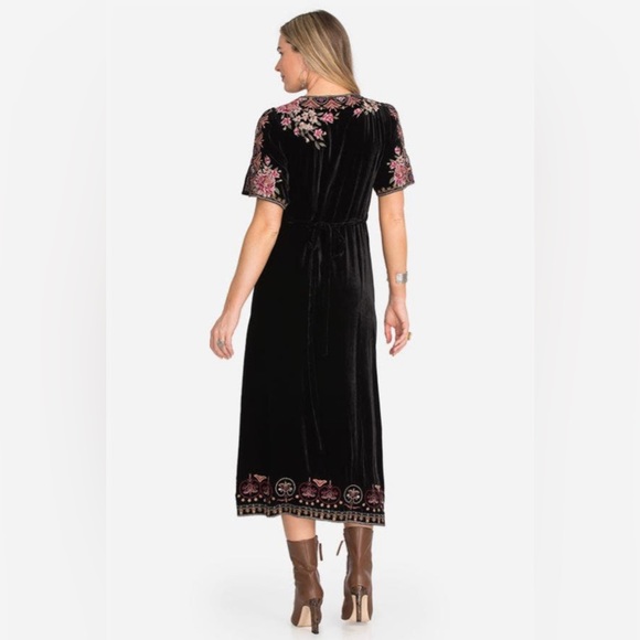 Johnny Was | Dresses | 5rated Johnny Was Velvet Wrap Dress | Poshmark